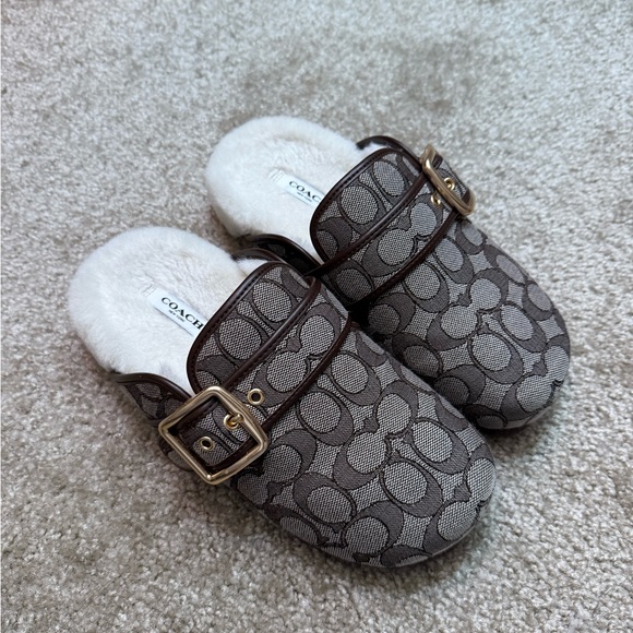 Coach | Shoes | Ashton Clog In Signature Jacquard | Poshmark